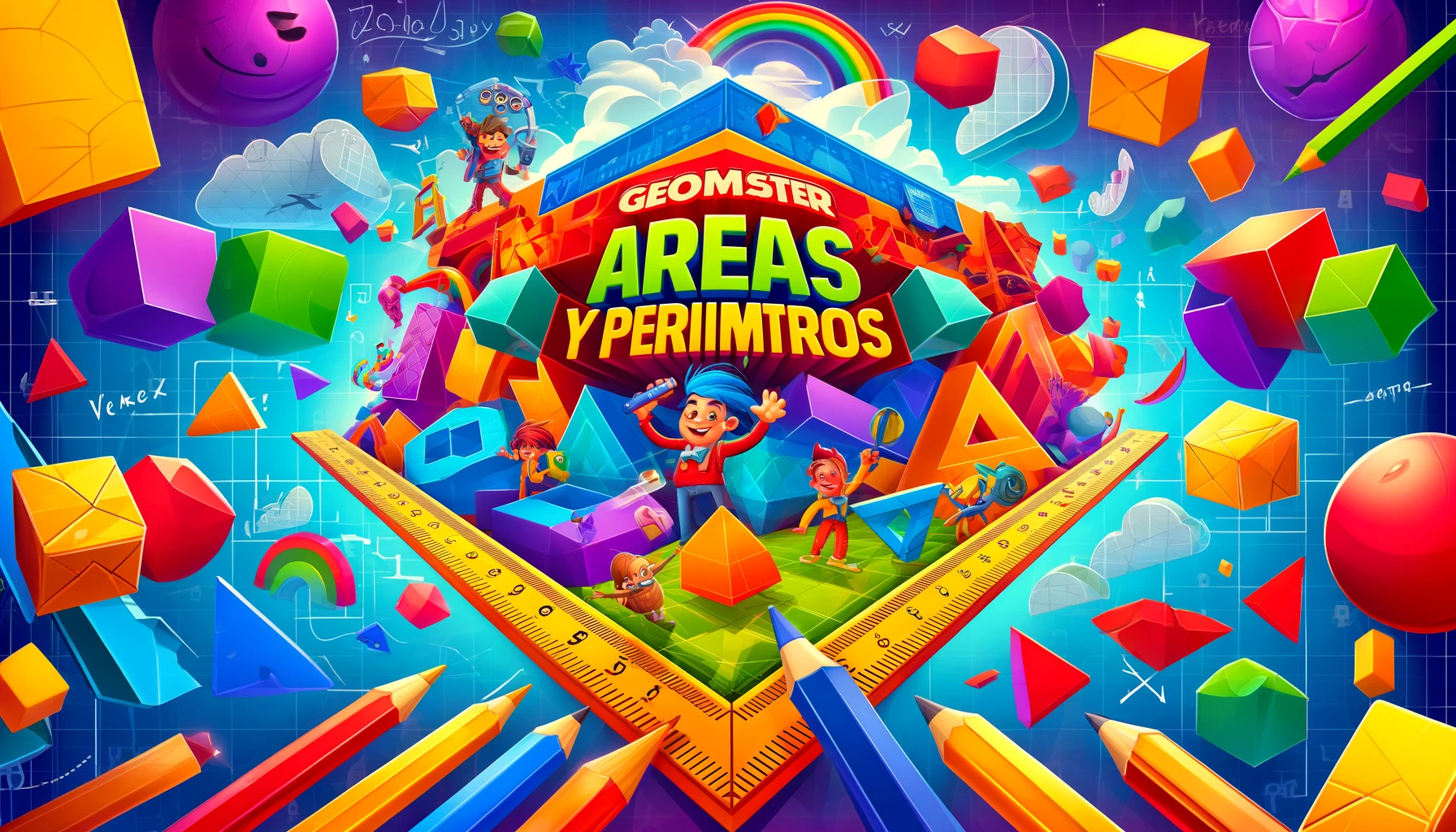 GeoMaster - Areas y Perímetros: - Videojuegos Educativos